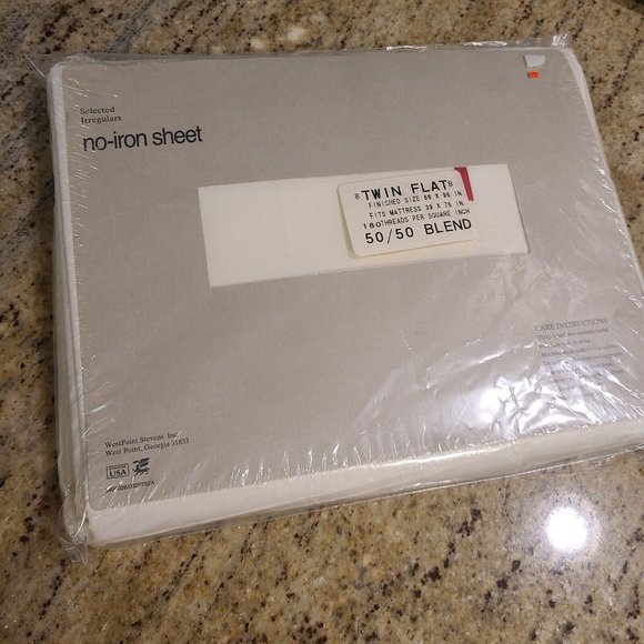 westpoint stevens | Bedding | New West Point Stevens Vintage Twin Flat ...